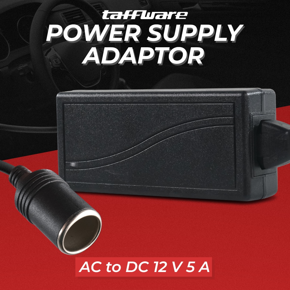 Jual Adaptor Power Supply DC 12V 5A Cigarette Port - XH213 | Shopee ...