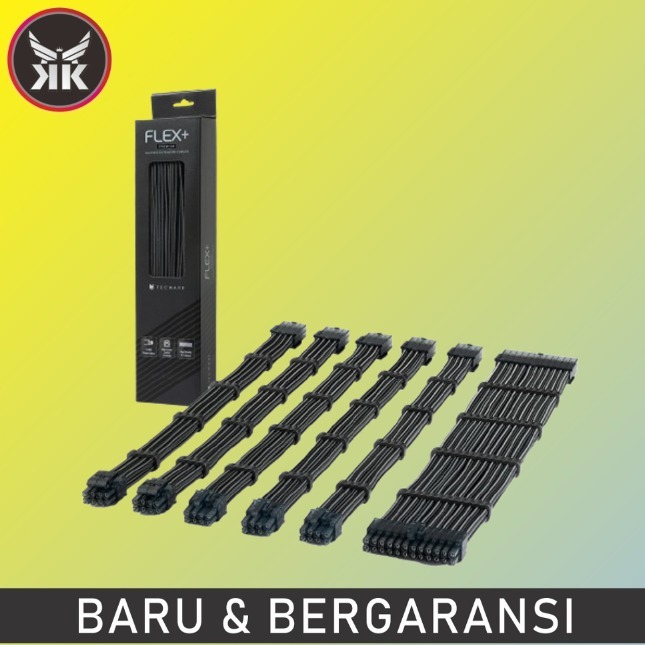 Jual TECWARE FLEX+ PREMIUM MOD EXTENSION CABLE KIT POWER SUPPLY BLACK ...