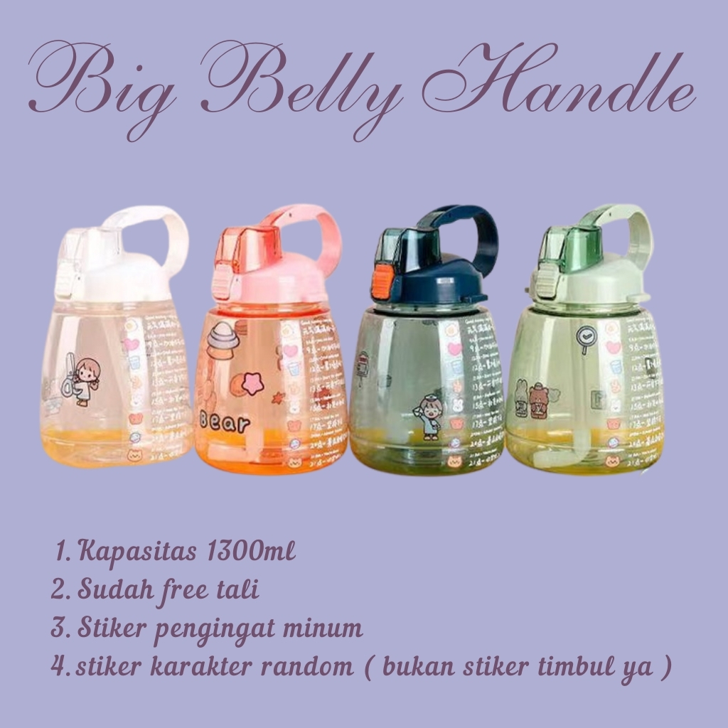 Jual Big Belly Handle / Botol Minum Big Belly / Botol Minum Anak ...