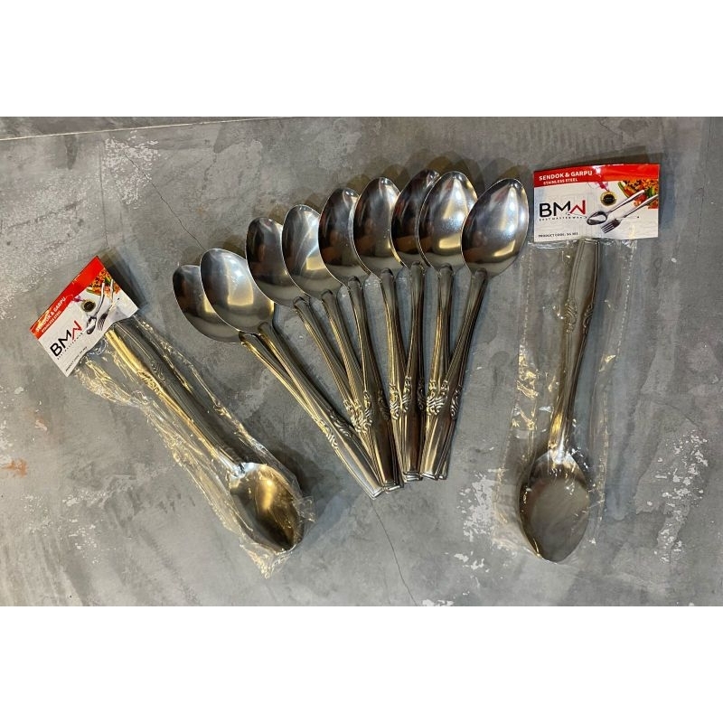 Jual SENDOK SUBRON STEANLES STEELl ISI 6-12 PCS | Shopee Indonesia