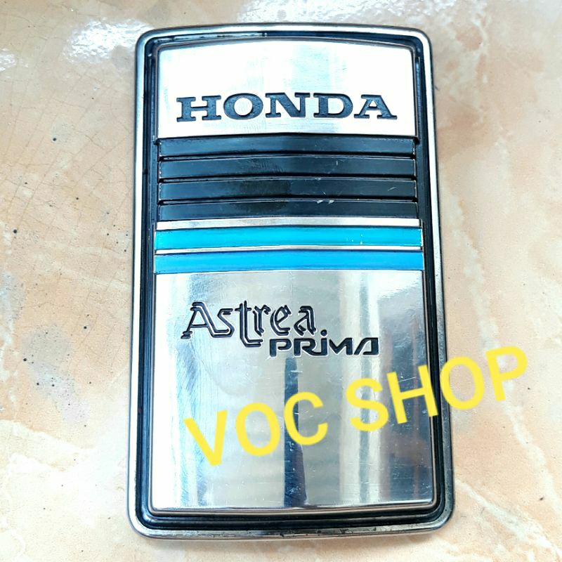 Jual Honda Astrea Prima Logo Simbol Emblem Dasi Dada Panel Biru Hitam ...