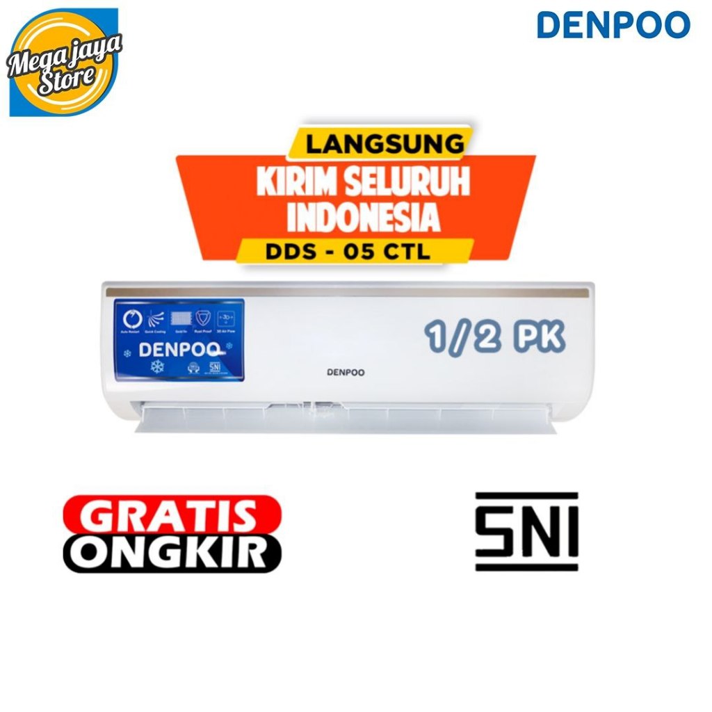 Jual Denpoo AC 1/2 PK DDS 05 /CTL Low Watt R 32 - PLUS PASANG | Shopee ...
