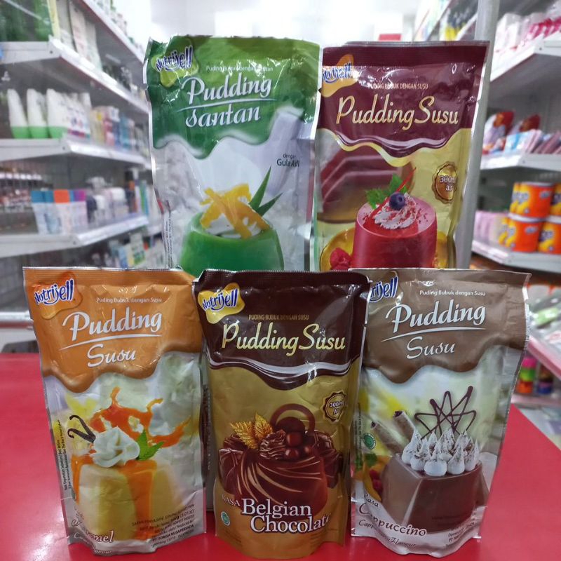 Jual Nutrijell pudding susu aneka rasa | Shopee Indonesia