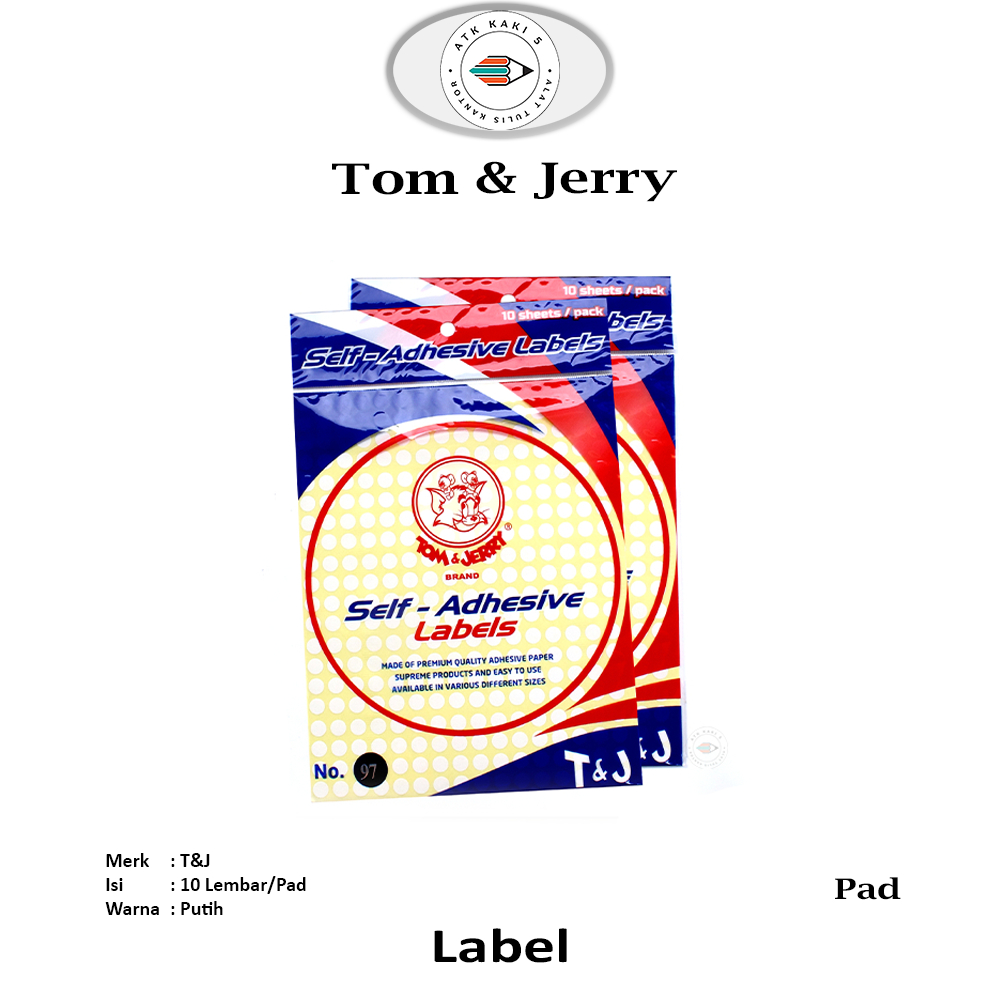 Jual Tom & Jerry - Label Putih 97-99-100-101-103-104 - 133 - Pad ...
