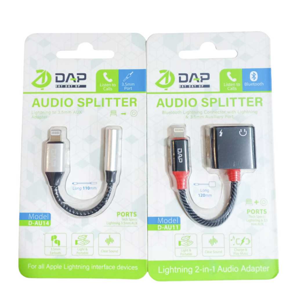 Jual Converter Audio Splitter Lightning to Jack 3.5mm DAP Splitter ...