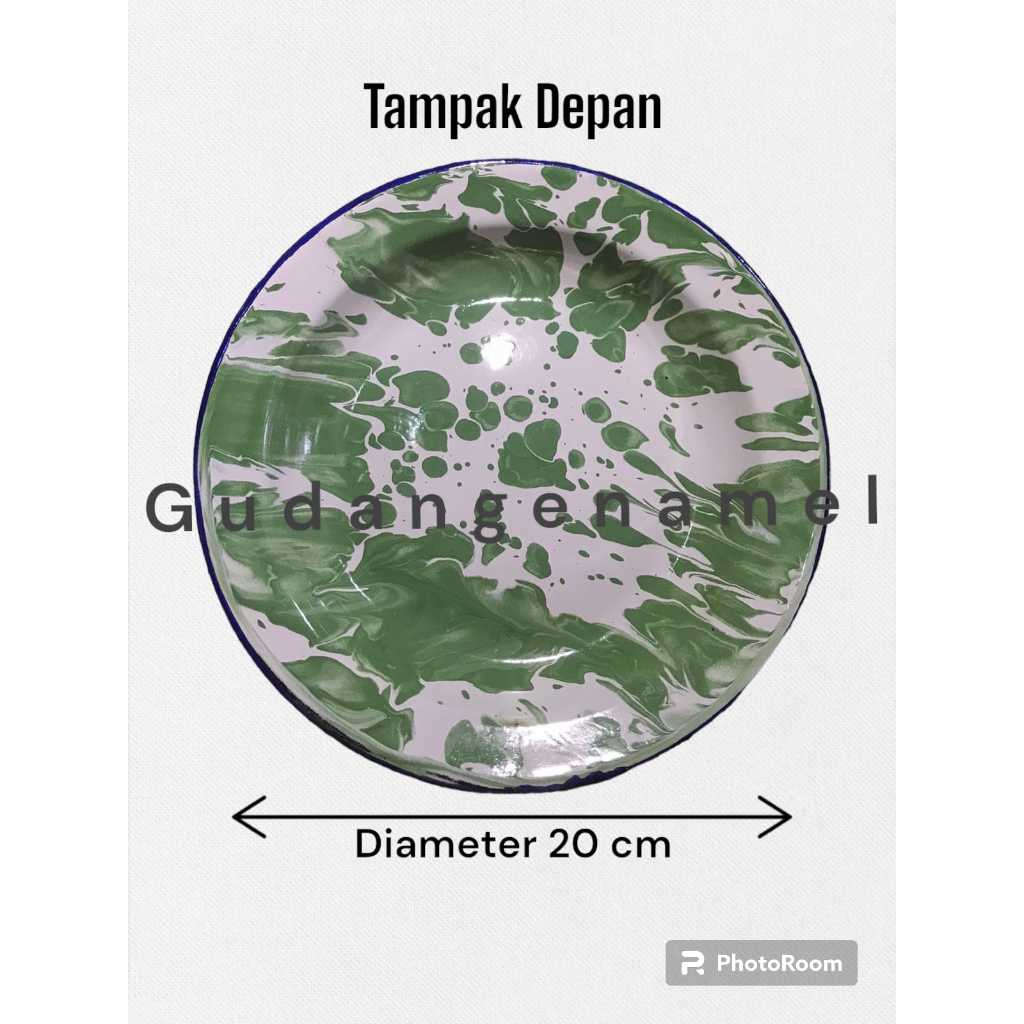 Jual Piring Seng Blirik 20 Hijau | Shopee Indonesia