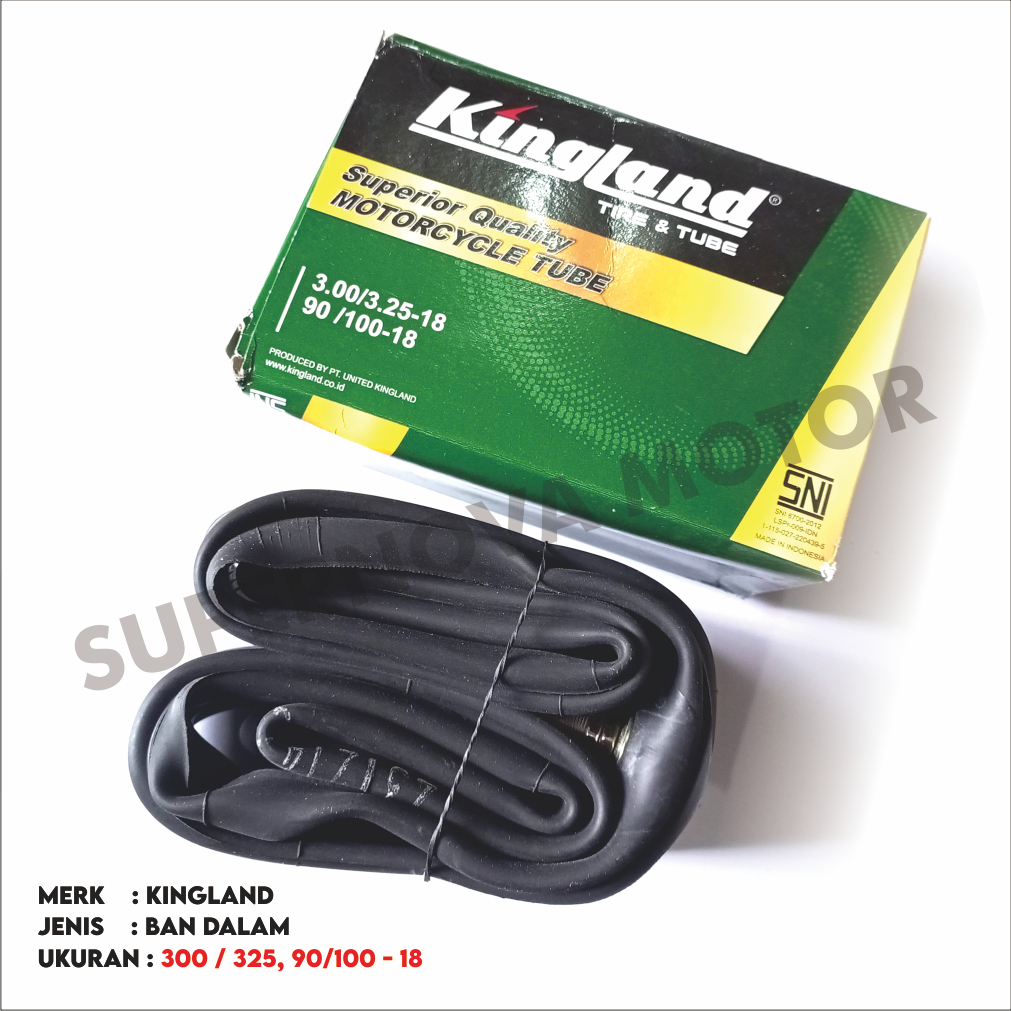 Jual BAN DALAM KINGLAND 300/325, 90/100 - 18 BAN DALAM MOTOR RING 18 ...