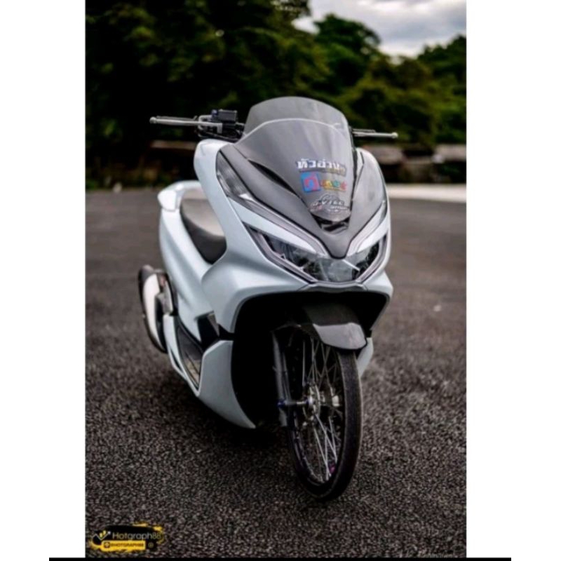 Jual Visor pcx 150 windshield pcx 150 lokal SUPER TEBAL 3MM (PECAH KAMI ...