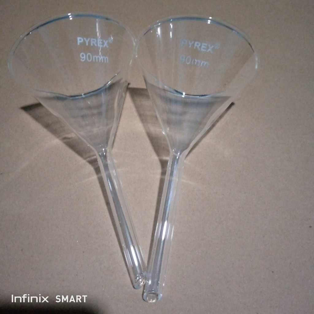 Jual Funnel / corong kaca 90 mm (9 cm)- PYREX | Shopee Indonesia