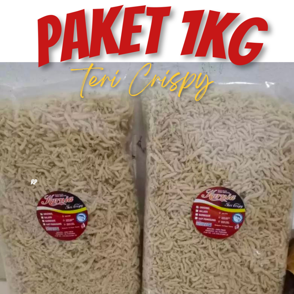 Jual Paket Teri Crispy Super 1 Kg | Teri Crispy Non MSG | Teri Crispy ...
