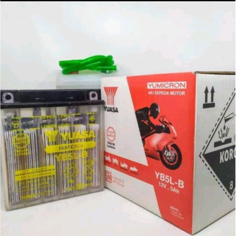Jual N AKI YUASA YB5LB 12V 5AH ORIGINAL GRAND SUPRA | Shopee Indonesia
