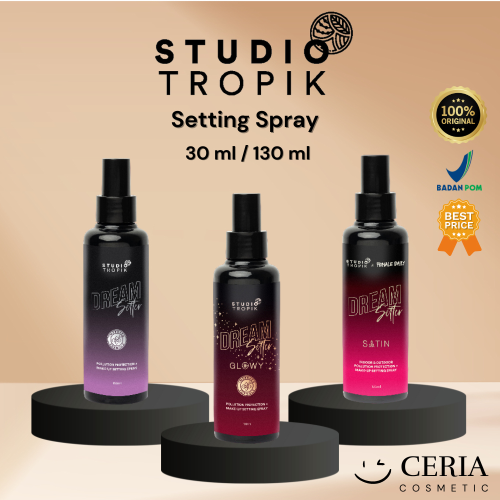 Jual Studio Tropik Setting Spray Dream Setter Glowy, Satin, Matte ...
