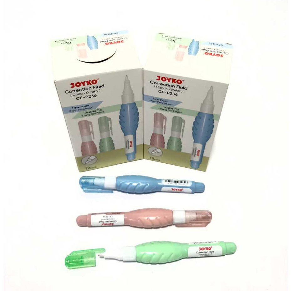 Jual Harga Grosir ( 1kotak/12 pcs) Correction Fluid Joyko CF-P236 Original | Shopee Indonesia