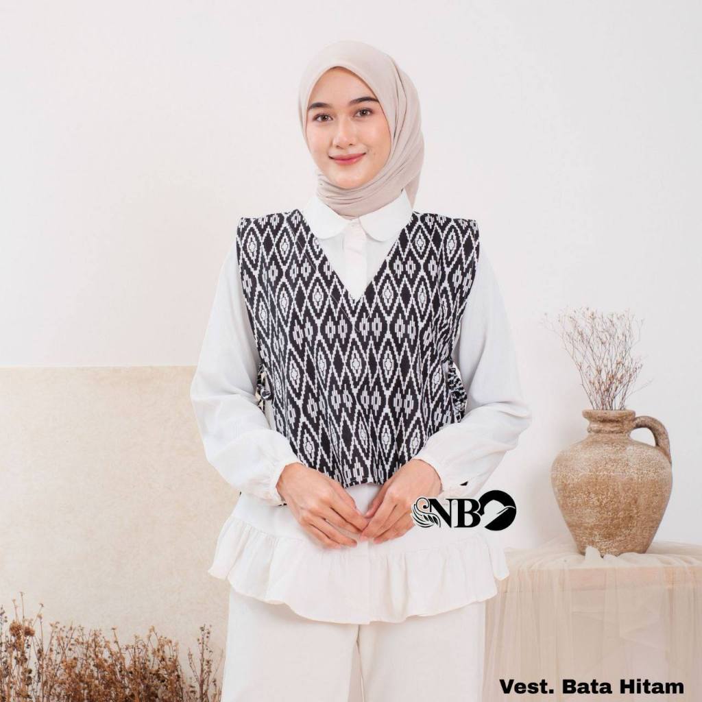 Jual PROMO Vest Batik Termurah All Size Vest Rompi Batik Viral Vest ...