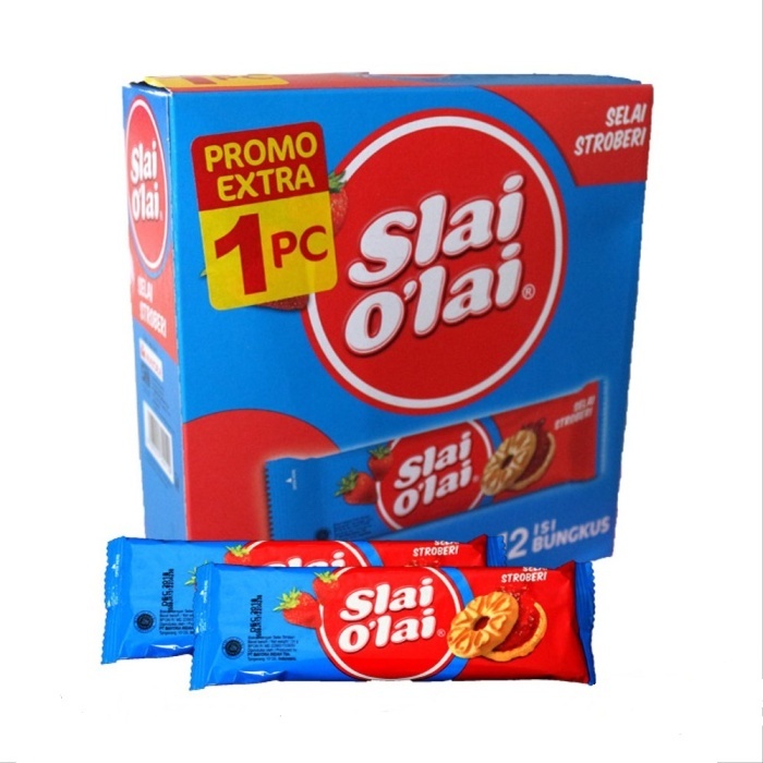 Jual slai olai strawberry 24gr - slai olai strawberry | Shopee Indonesia