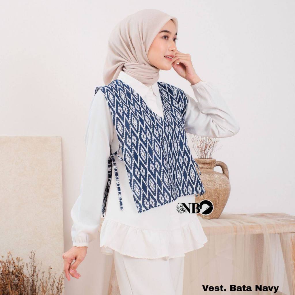 Jual PROMO Vest Batik Termurah All Size Vest Rompi Batik Viral Vest ...