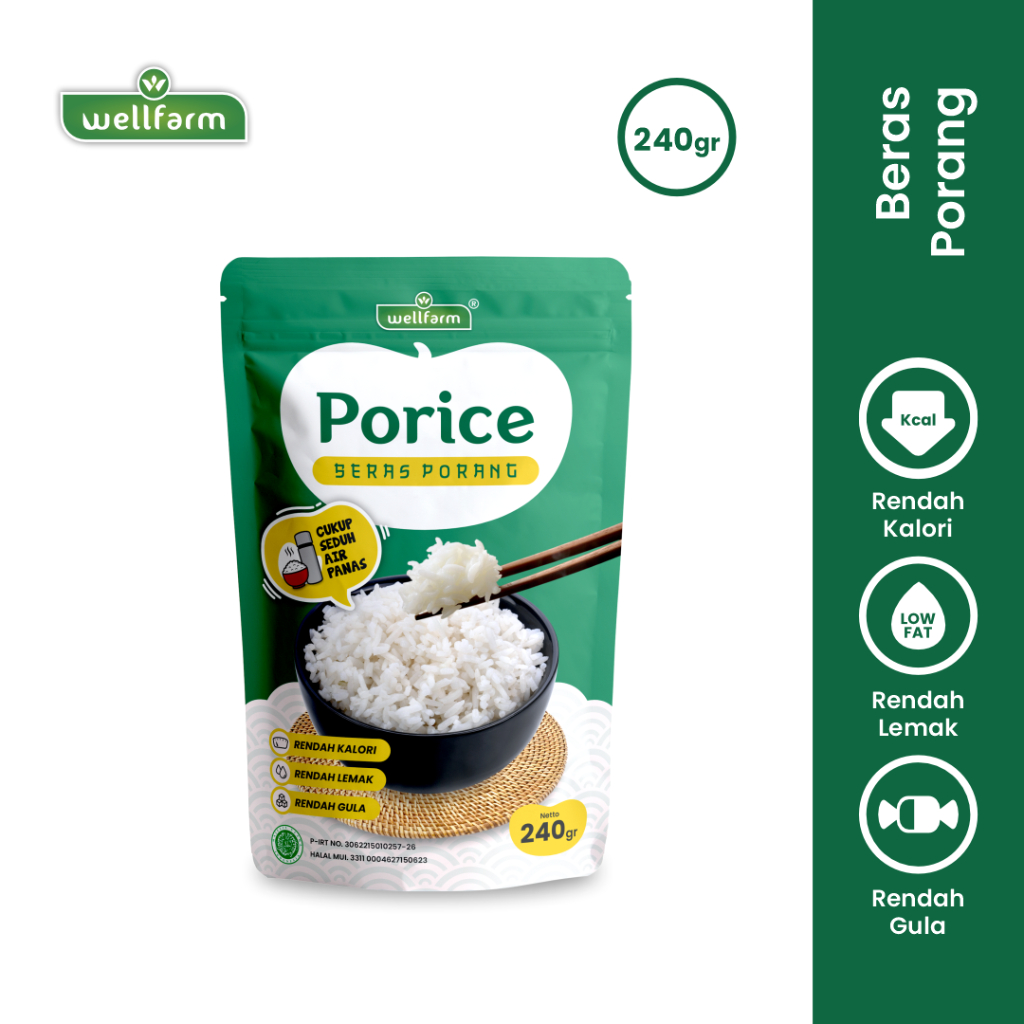 Jual Beras Porang Porice, Beras Diet Rendah Kalori Baik Untuk Diabetes ...