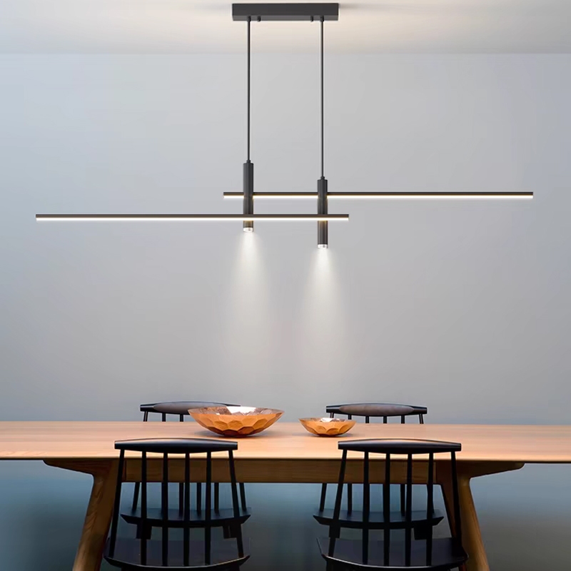 Jual Lampu Gantung Restoran Sederhana Lampu Meja Panjang Modern Nordic ...