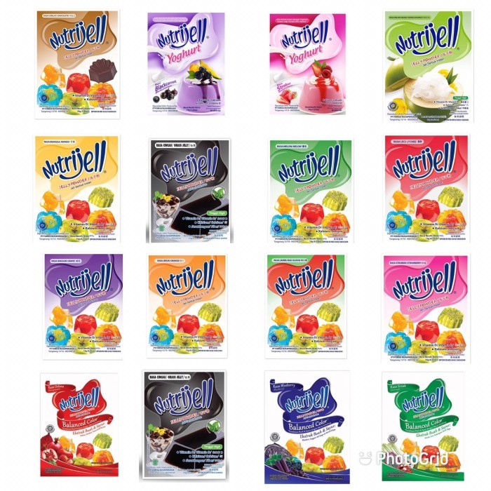 Jual NUTRIJELL 10GR & 15GR ALL VARIAN | Shopee Indonesia