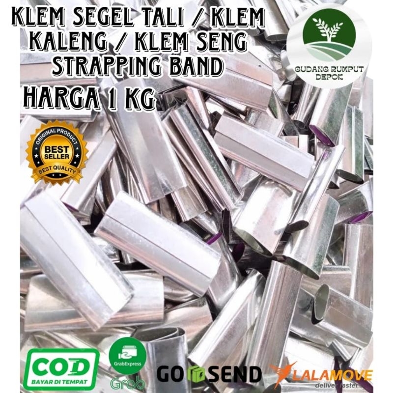 Jual Klem Segel Tali Klem 1 KG / Klem Kaleng / Klem Seng Strapping Band ...