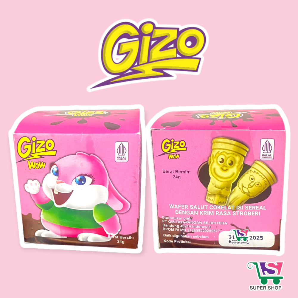 Jual Gizo WOW Wafer Salut Cokelat 24 Gram | Shopee Indonesia