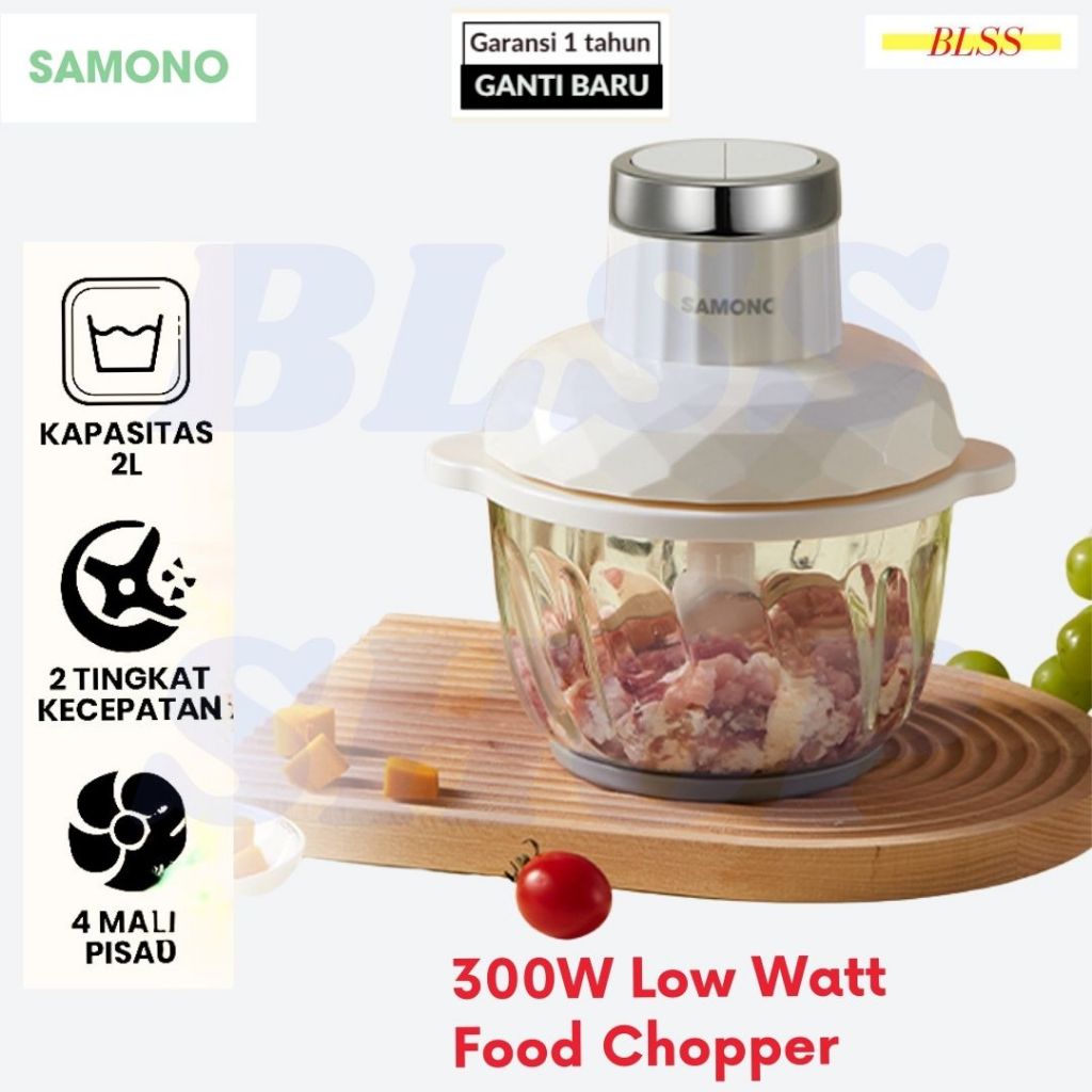 Jual Food Chopper Kaca Blender Food Processor SAMONO MPASI Penggiling ...