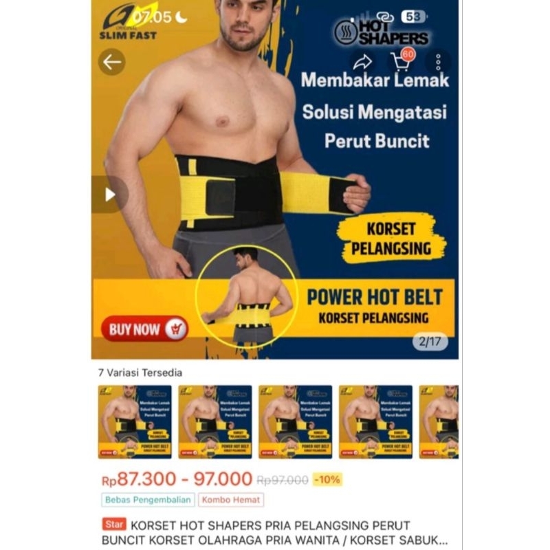 Jual POWER HOT BELT | Shopee Indonesia