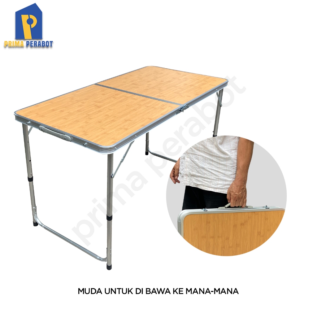 Jual Meja Lipat Portable Meja Koper Outdoor GSF-6012 | Shopee Indonesia