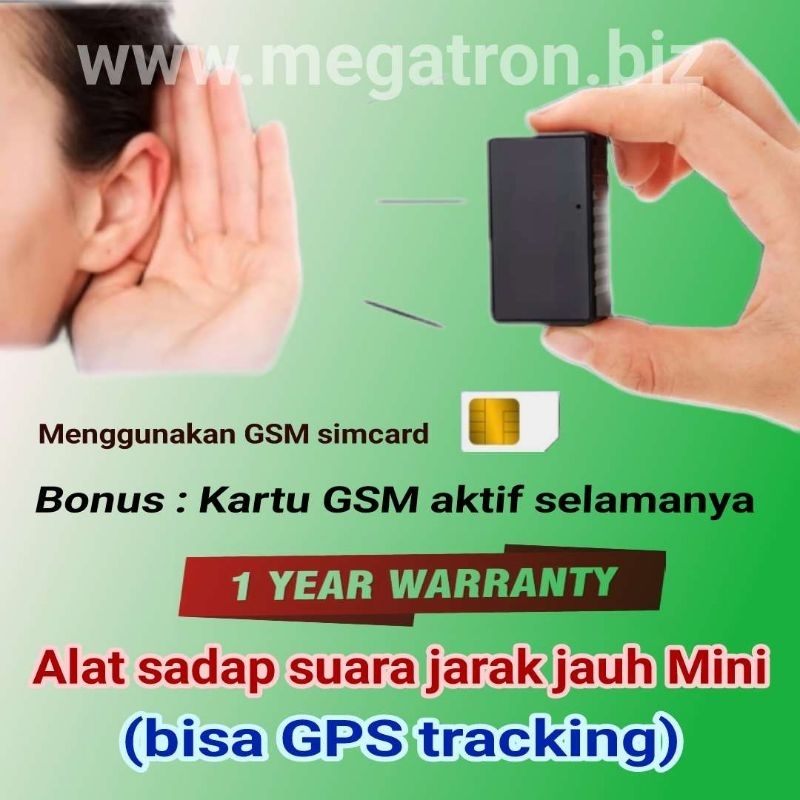 Jual Alat sadap suara jarak jauh Mini - pakai simcard GSM - Bisa juga ...