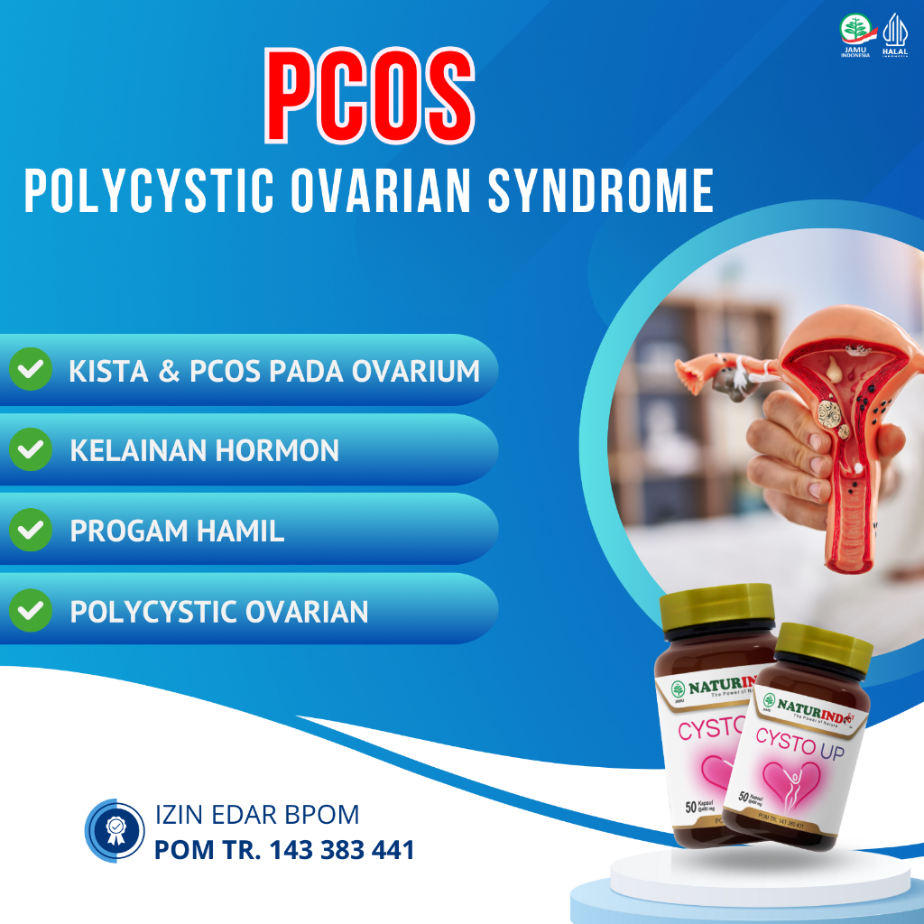 Jual Obat Herbal PCOS Sindrom Polikistik Ovarium Polycystic Ovarian ...