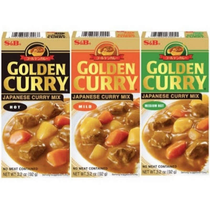 Jual Golden Curry S&B 92gr Kari Jepang Kare | Shopee Indonesia