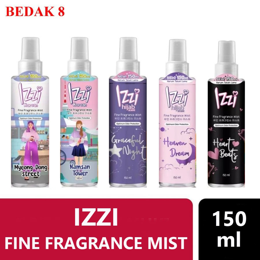 Jual IZZI Fine Fragrance Mist 150ml - Parfum Body Mist | Shopee Indonesia