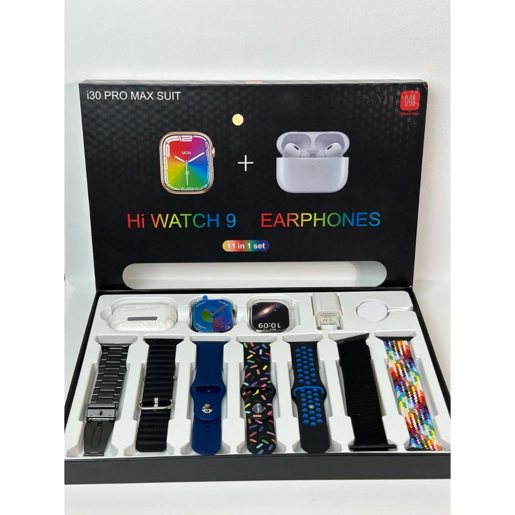 Jual SMARTWATCH i30 PRO MAX SUIT BELI 1 DAPAT 11 ( 7 STRAP + HEADSET ...