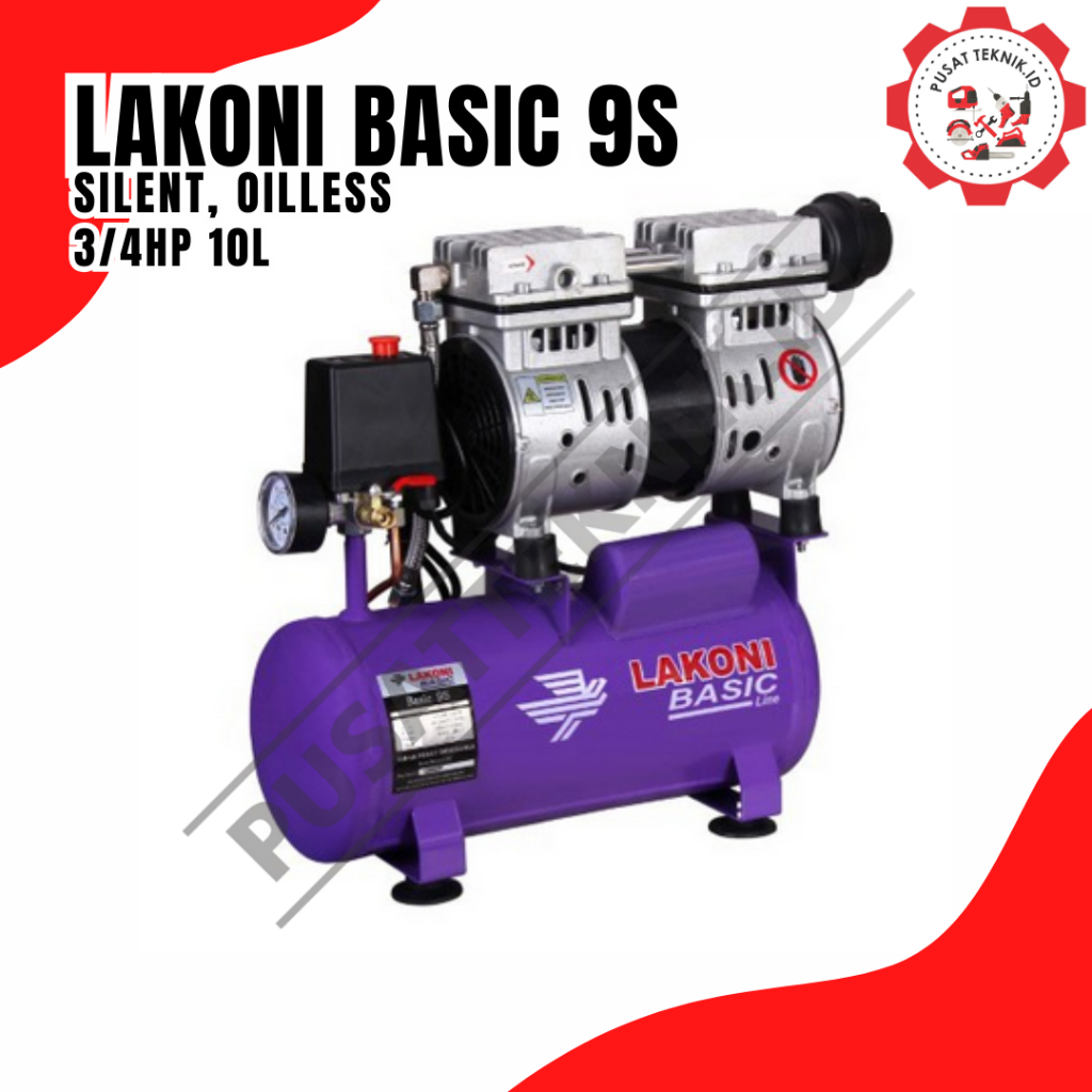 Jual LAKONI BASIC 9S Mesin Kompressor Lakoni Basic 9s Kompreesor Silent ...