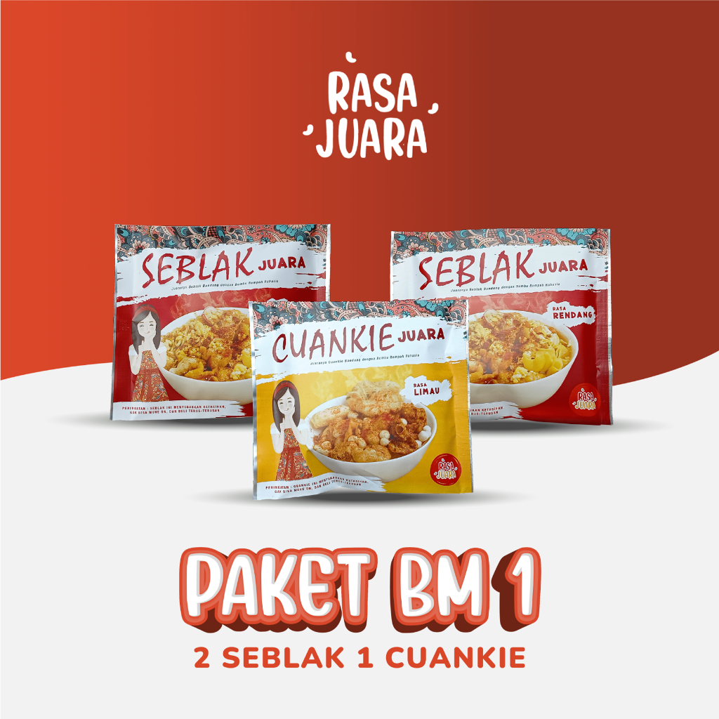 Jual Rasa Juara - Paket BM 1 & 2 (2 Seblak 1 Cuankie / 1 Seblak 2 ...