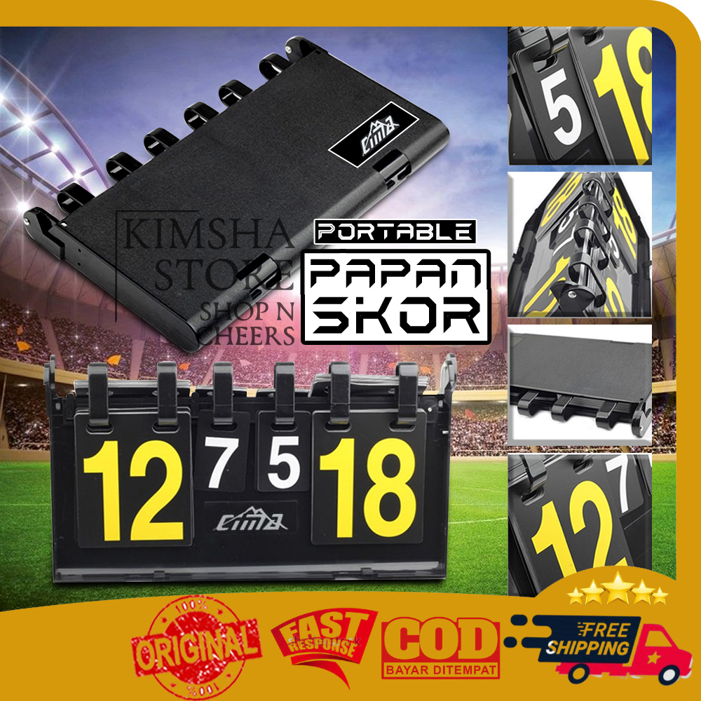 Jual Score Board Cima Portable Papan Skor Angka Alat Pertandingan ...