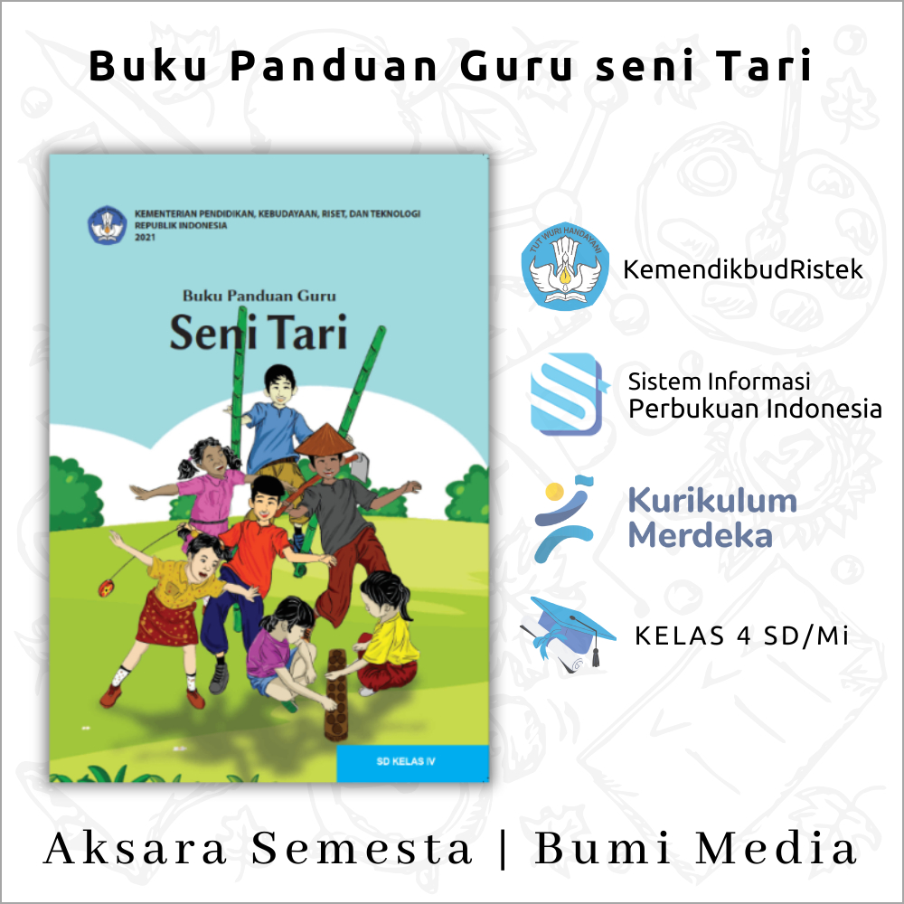 Jual Buku Panduan Guru SENI TARI SD KELAS 4 Kurikulum Merdeka KemendikbudRistek | Shopee Indonesia