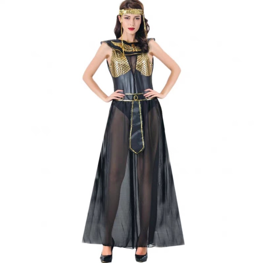 Jual Egypt Goddess ISIS Queen Adult Woman Costume Halloween Ratu Mesir ...
