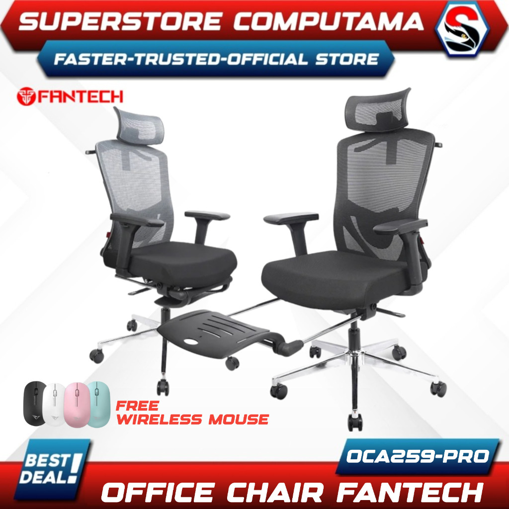 Jual Fantech OCA259 PRO | OCA-259 PRO Kursi Kantor Kerja Office Chair ...