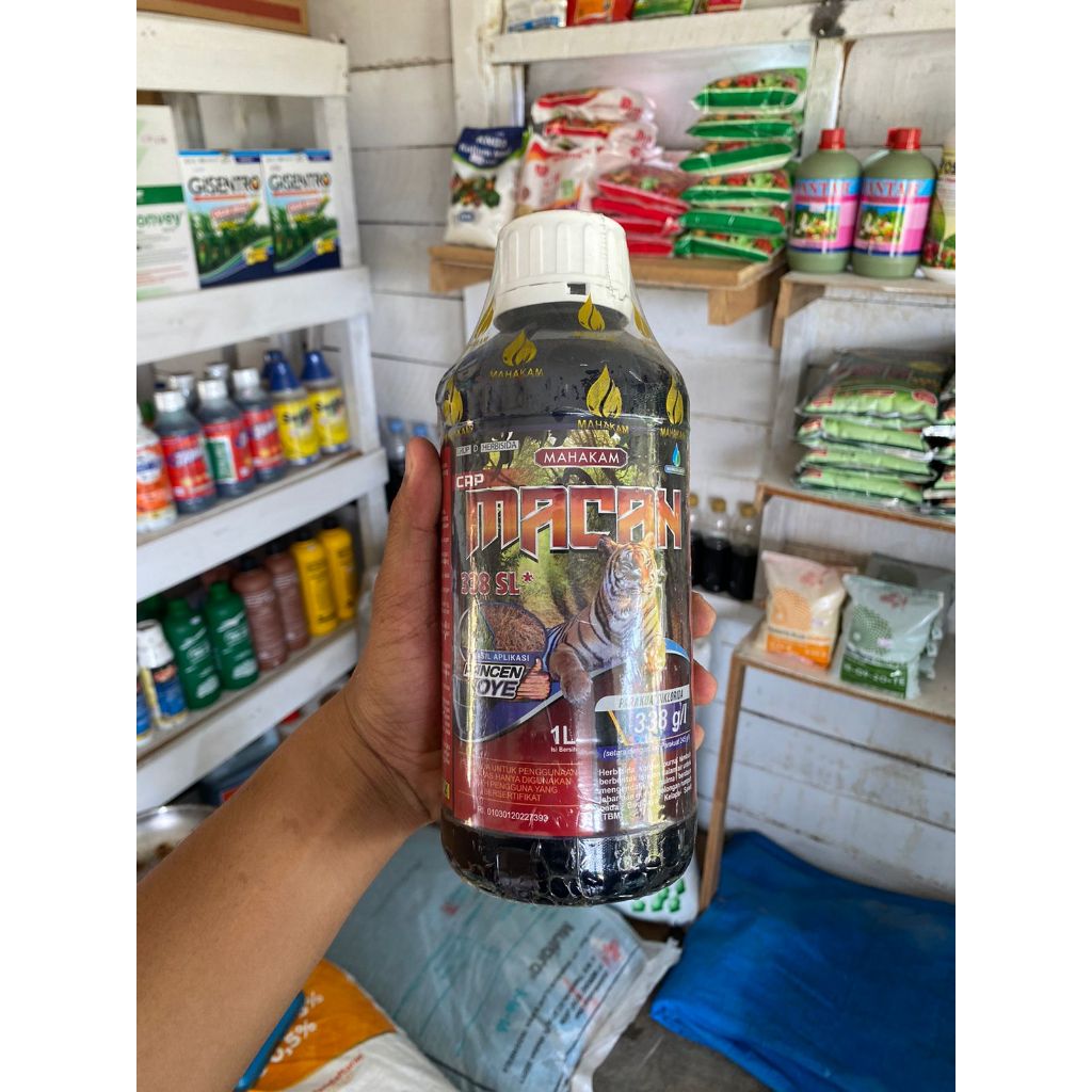 Jual Herbisida Mahakam Cap Macan 338 SL Kemasan 1 Liter | Shopee Indonesia