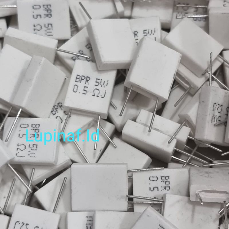 Jual RESISTOR 5W NOBEL GEPENG SEGI KOTAK KAPUR 5 WATT 5WATT | Shopee Indonesia