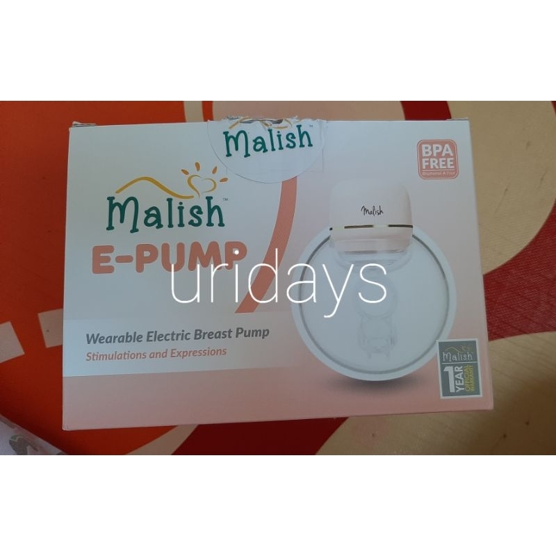 Jual (Preloved) Malish E- Pump (Breastpump / Pompa Asi Handsfree ...