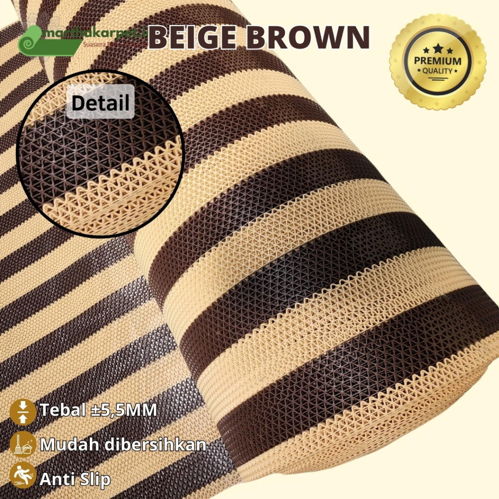 Jual Karpet PVC Kamar Mandi 100cm x 120cm, S Mat, keset kamar mandi ...