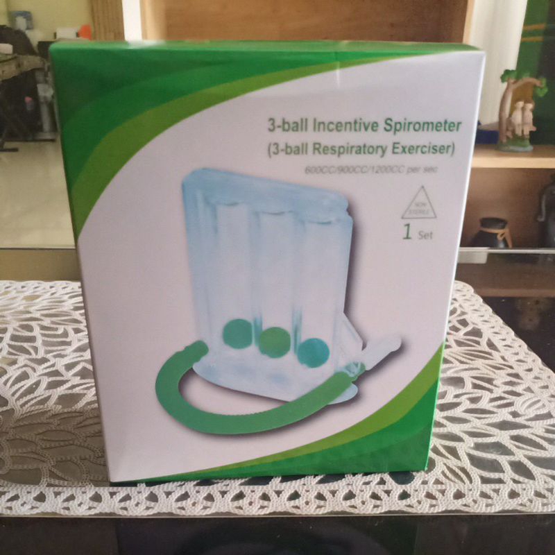 Jual Respirometer Breathing Exerciser Three Balls Incentive Spirometer | Shopee Indonesia
