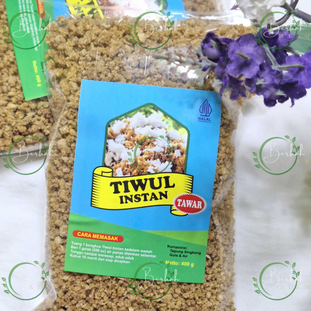 Jual TIWUL INSTAN OYEK INSTANT TAWAR KUNING 400 GRAM | Shopee Indonesia