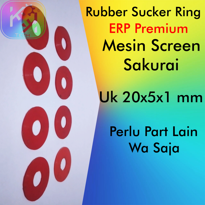 Jual rubber sucker ring mesin screen sakurai | Shopee Indonesia