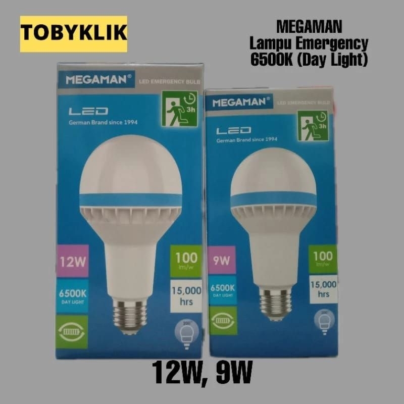 Jual !! BELI 2 PCS LEBIH MURAH !! MEGAMAN Lampu LED Emergency Baru 9W ...