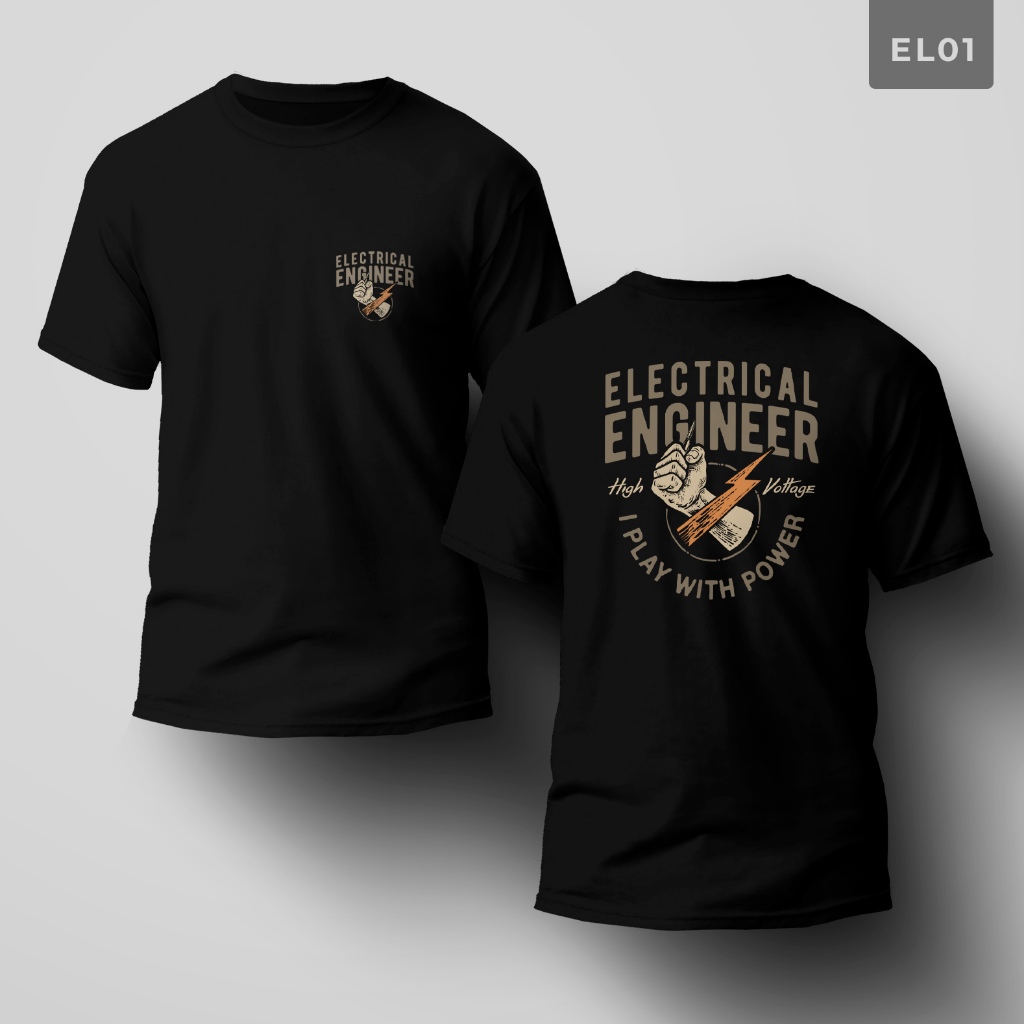Jual Kaos Electrical Engineer (EL) Tshirt MCP Apparel Lengan Pendek ...