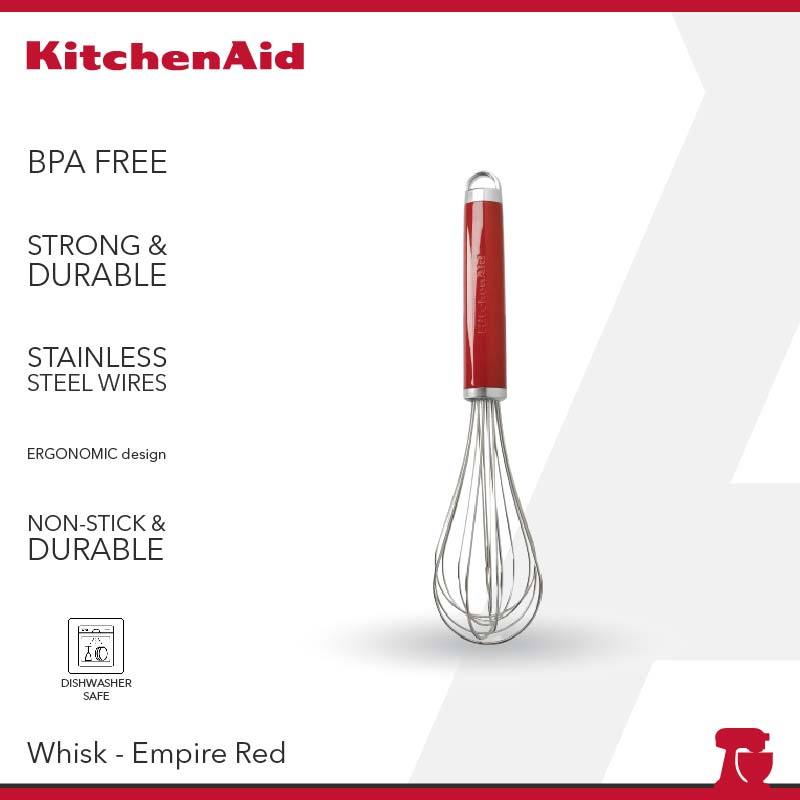 Jual KitchenAid Utility Whisk Empire Red | Shopee Indonesia