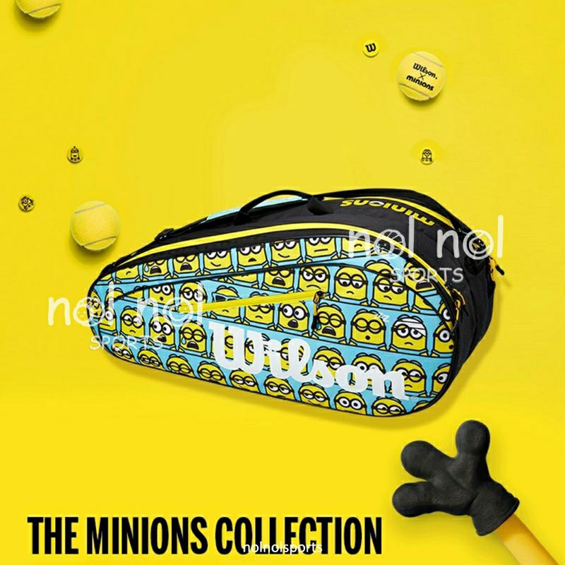 Jual NNS WILSON minions minion tennis bag tas panjang raket tenis ...